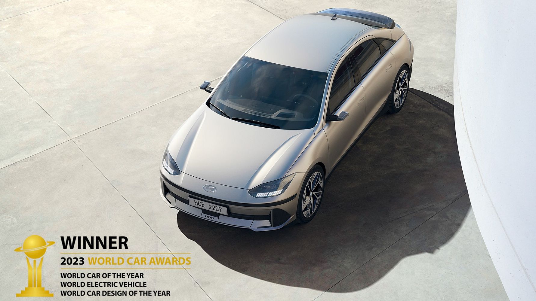 IONIQ 6 er kåret til Årets Bil, Årets Elbil og Årets Bildesign i verden ...